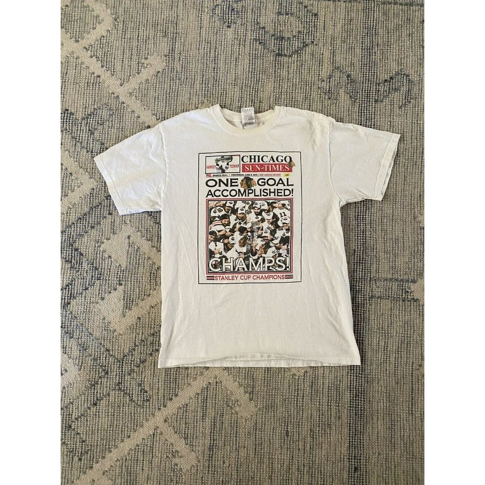 Rare Vintage Hockey Stanley Cup Graphic Mens T-Shirt … - Gem